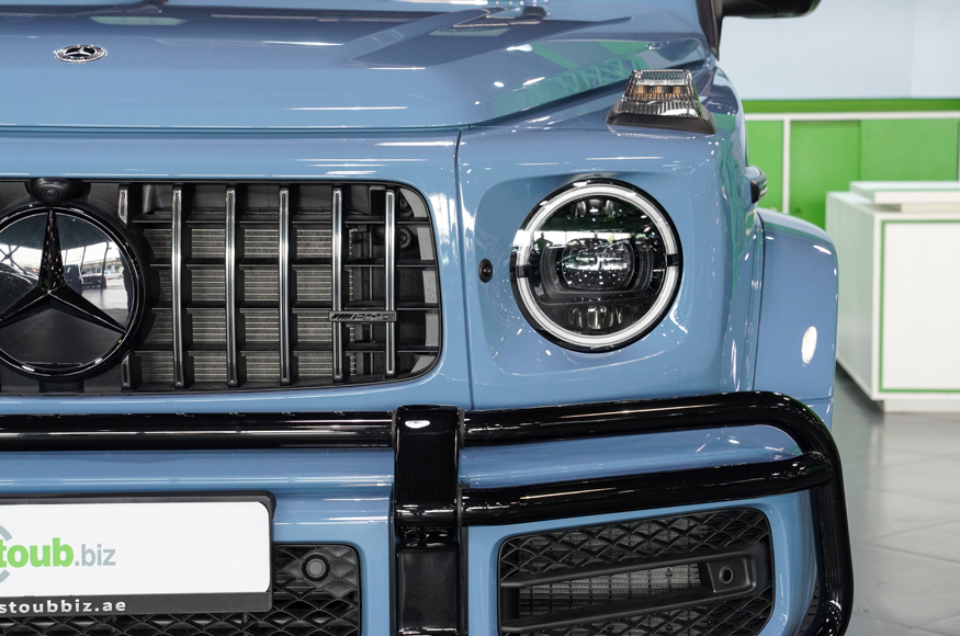 Mercedes AMG G63 in China Blue | GCC | Stoub Biz Motors LLC